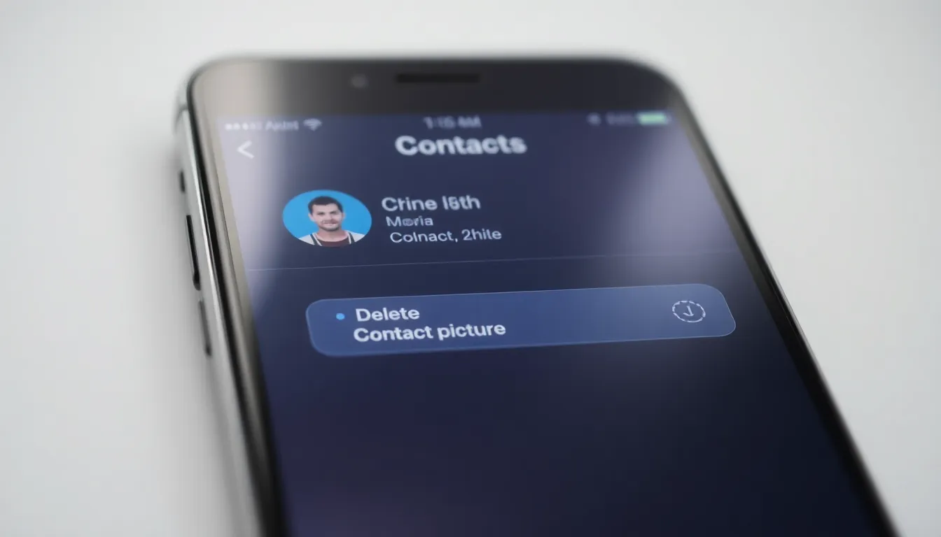 How to Remove Contact Picture on iPhone: Say Goodbye to Unflattering ...